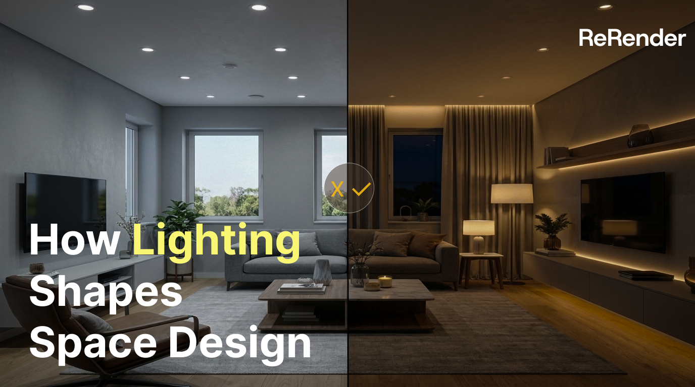 How Lighting Shapes Space Design